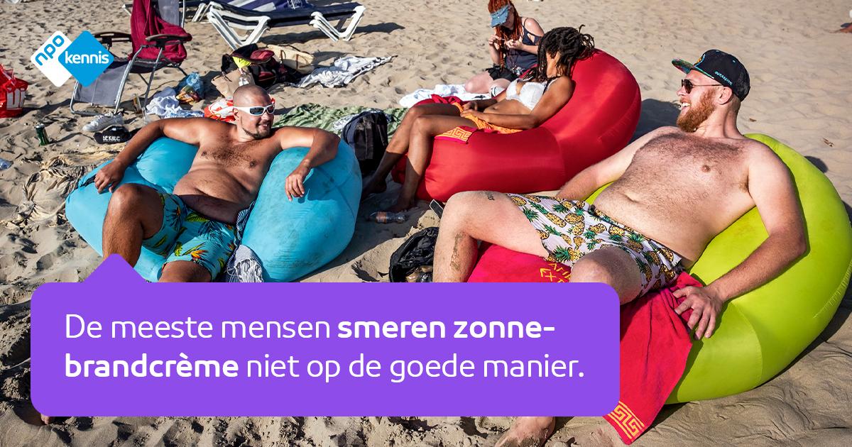 Hoe smeer je jezelf goed in met zonnebrandcrème? | NPO Kennis